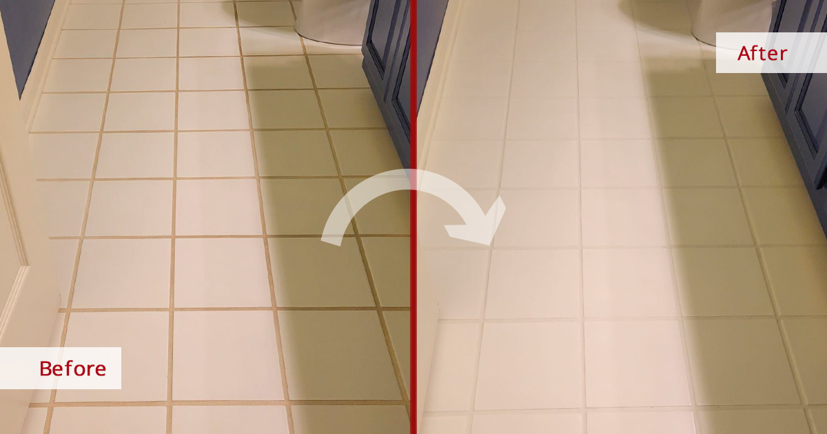 Our Professional Grout Recoloring Overhauled the Condition of This ...